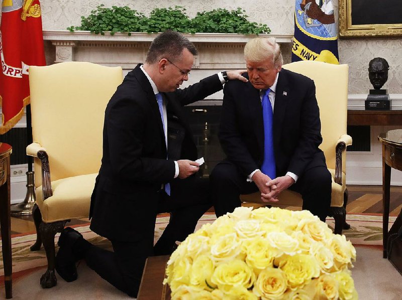 Trump meets with freed pastor